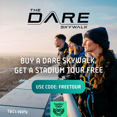 The Dare Skywalk at Tottenham Hotspur Stadium | Tottenham Hotspur Stadium