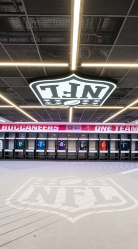 NFL Locker Room | Explore Our Themed Spaces