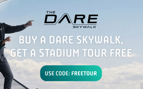 The Dare Skywalk at Tottenham Hotspur Stadium | Tottenham Hotspur Stadium