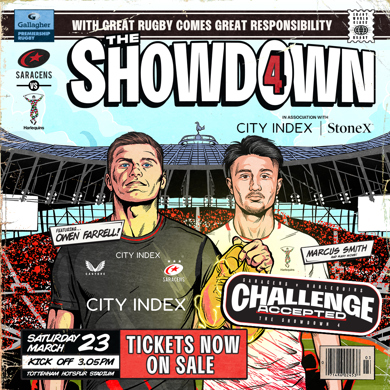 Saracens - The Showdown 4 | Tottenham Hotspur Stadium | Tottenham ...